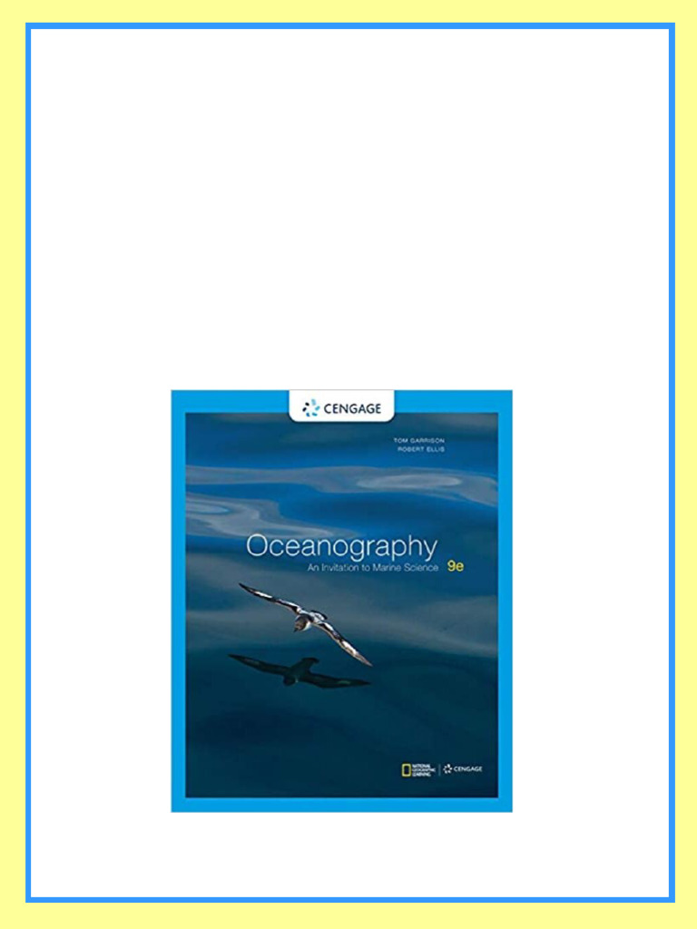 Solution Manual For Oceanography An Invitation To Marine Science 9th Edition Garrison 1305105168 ...