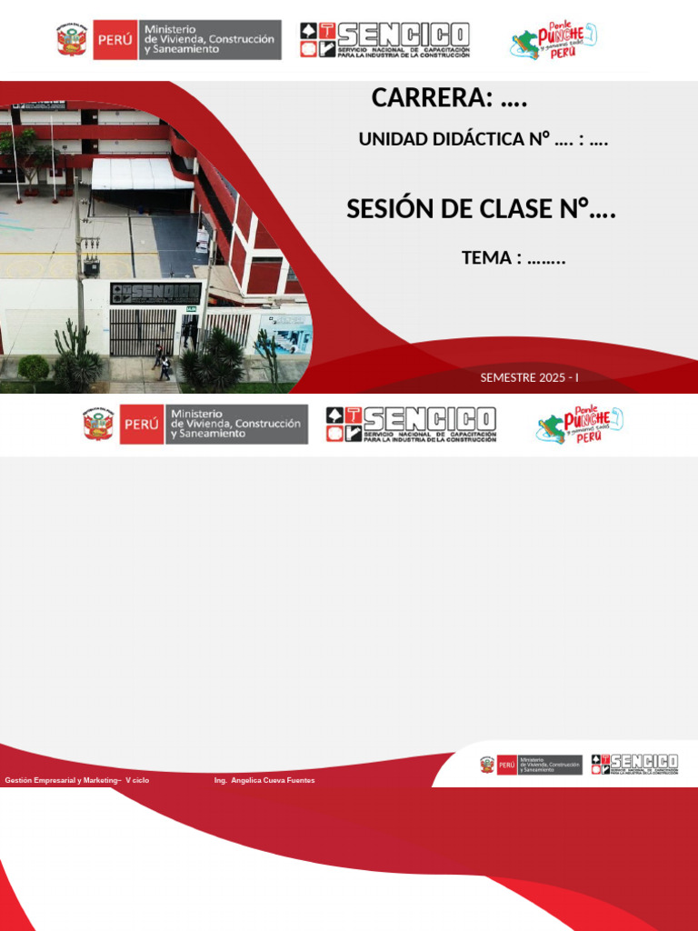 Formato de Diapositivas Sencico | PDF