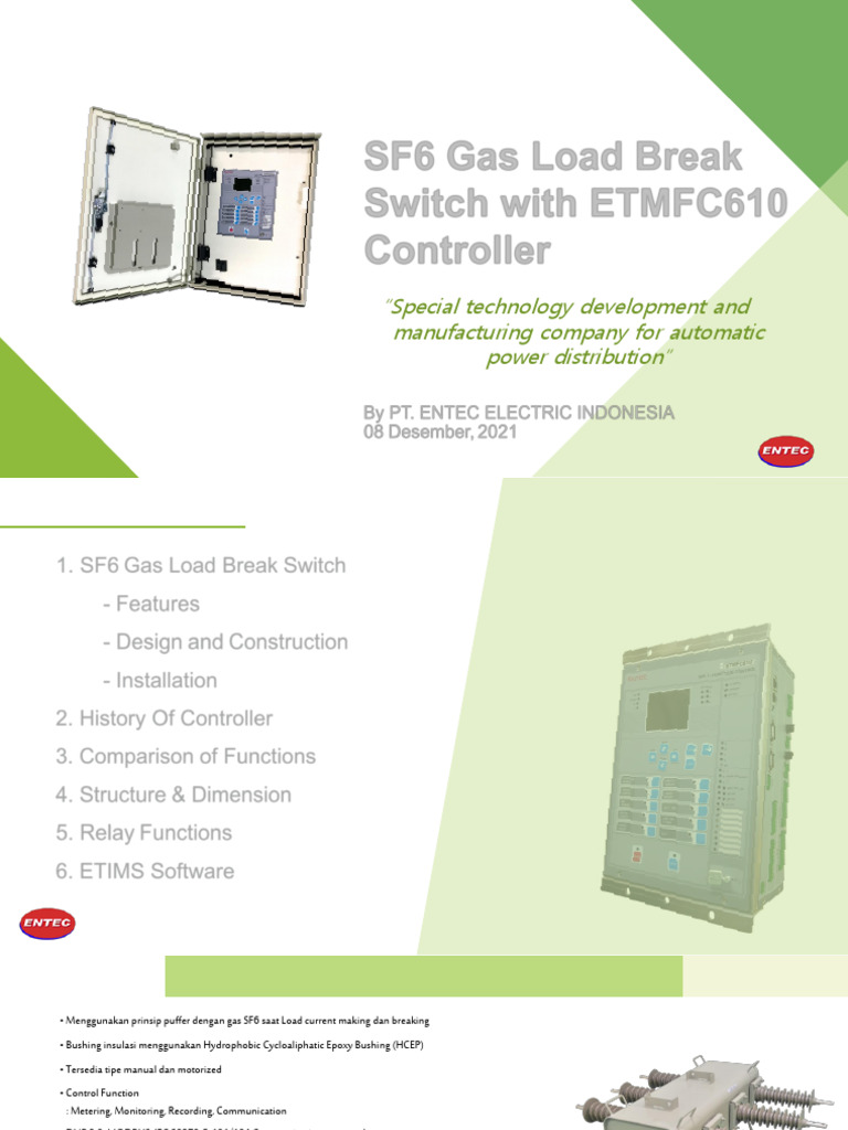 SF6 Gas Load Break Switch Overview | PDF | Programmable Logic ...