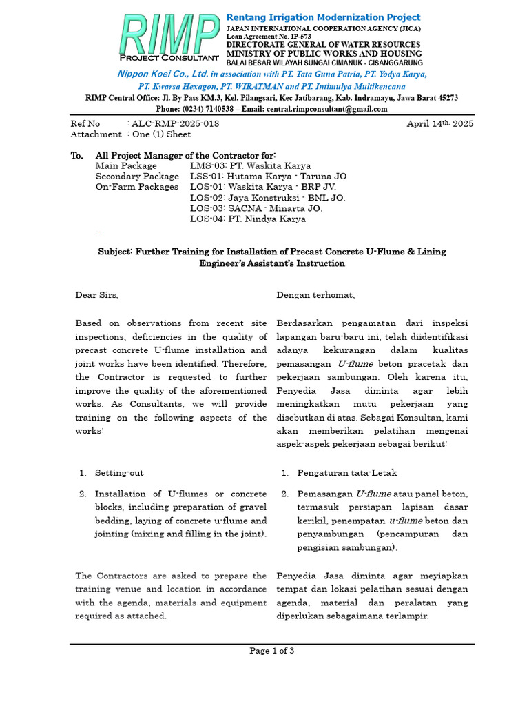 ALC-RMP-2025-018_Further Training for Installation of Precast Concrete ...