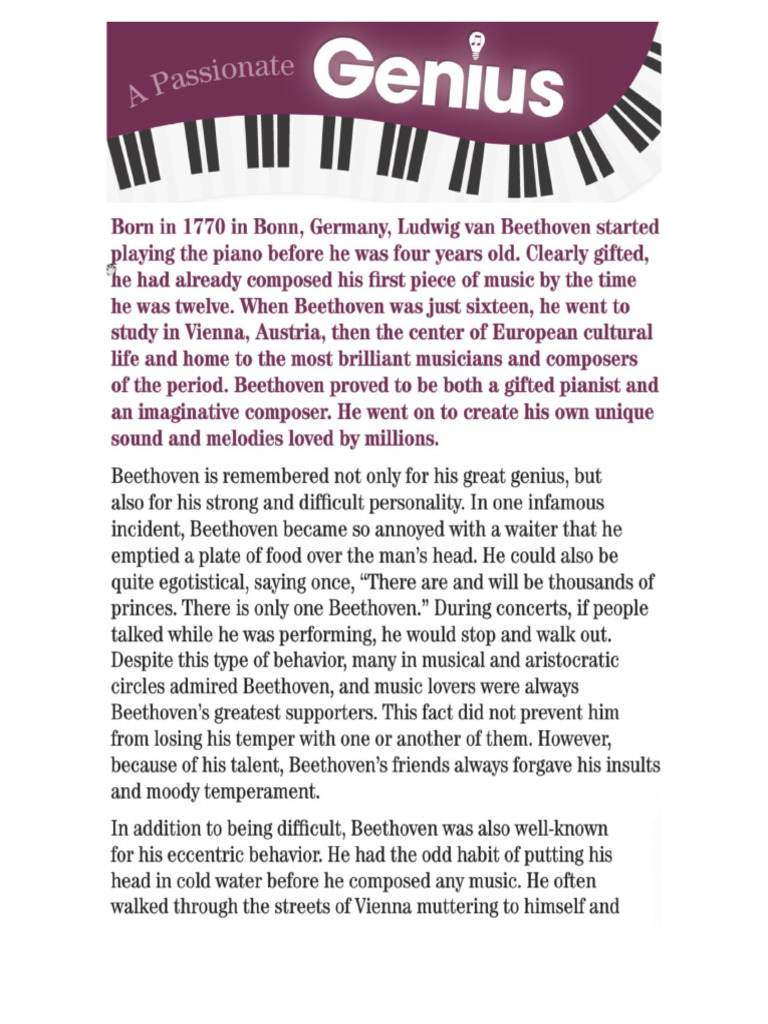 A Passionate Genius | PDF