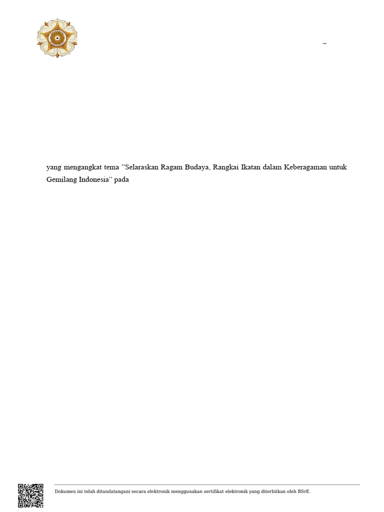 Undangan - Unjuk Seni Kebudayaan Cultural Festival Ke-13 UGM Residence 2024 - (By SIPINTER UGM ...