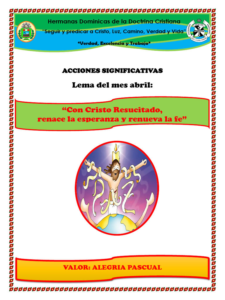 Folleto de Reflexion Abril | PDF | Pascua de Resurrección | La ...