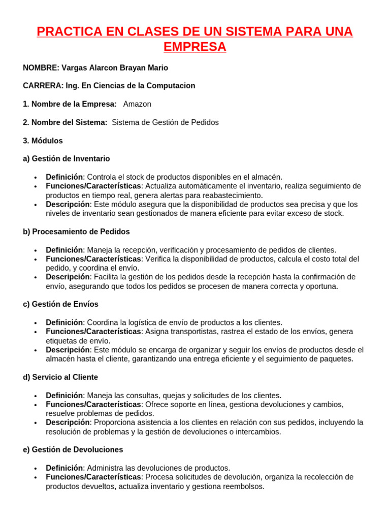 Practica Por Sello 1 | PDF | Logística | Informática