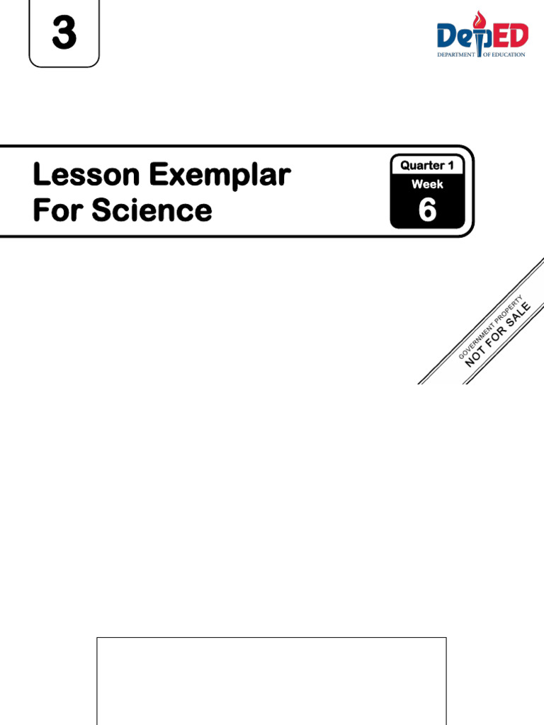 Revised Le Science 3 q1 Week6 v.2 RTP | PDF | Waste | Recycling