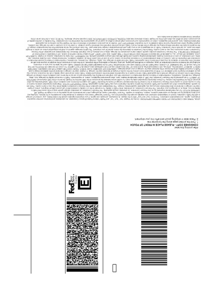 FedEx Shipping Label PH | PDF