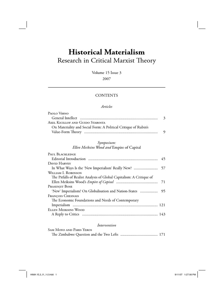 Paolo Virno General Intellect | PDF | Nous | Knowledge