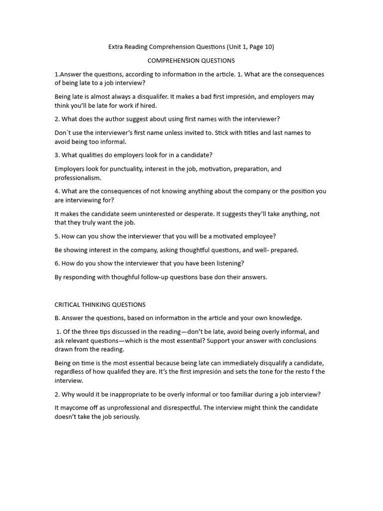 Extra Reading 1 | PDF