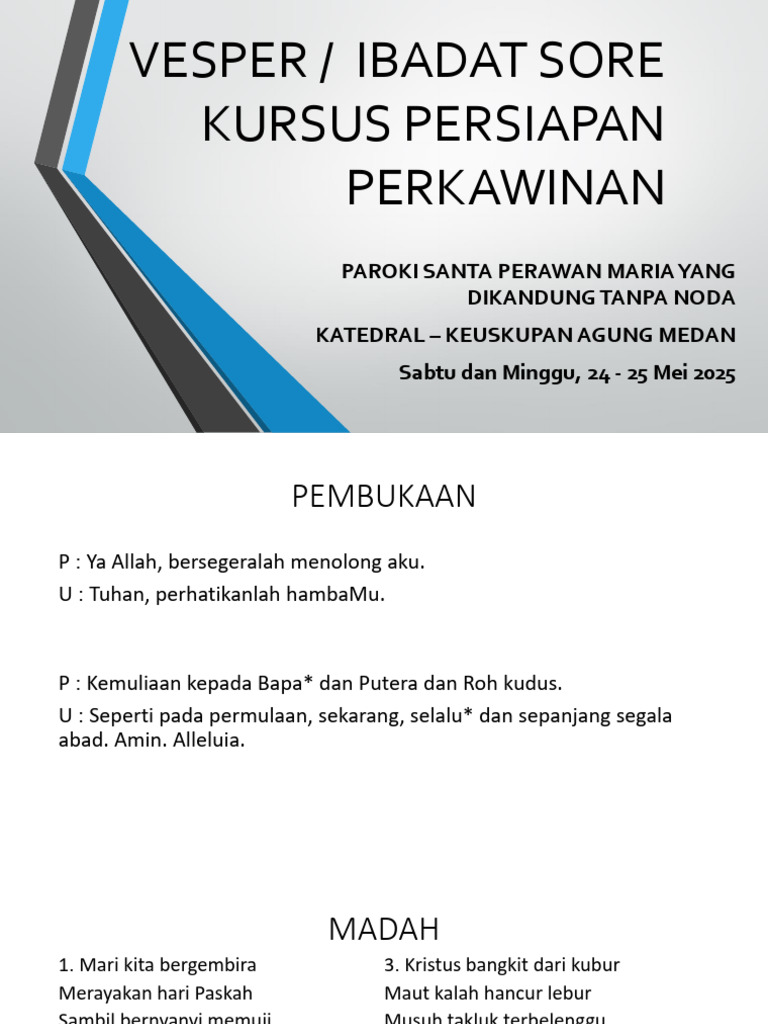 VESPER KPP - 24 - 25 Mei 2025 | PDF