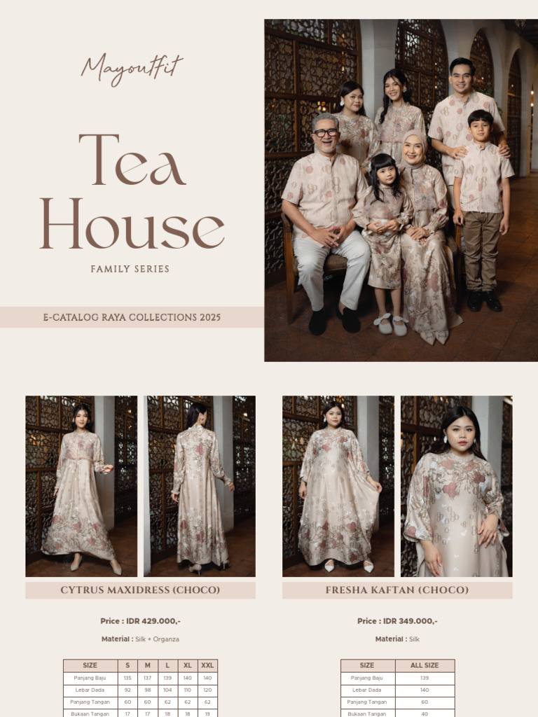 Batch 1 - E-Catalog Tea House | PDF | Fibers | Silk