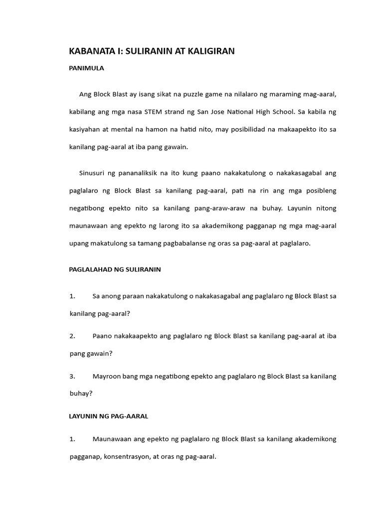 Kabanata I2 and 3 Final | PDF