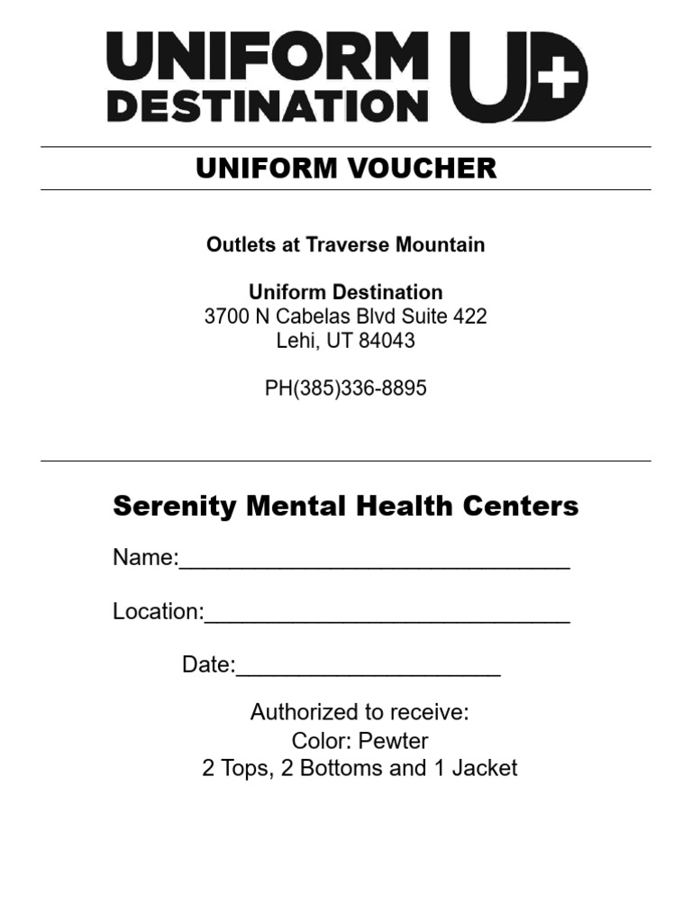 Utah Uniform Voucher 1 | PDF