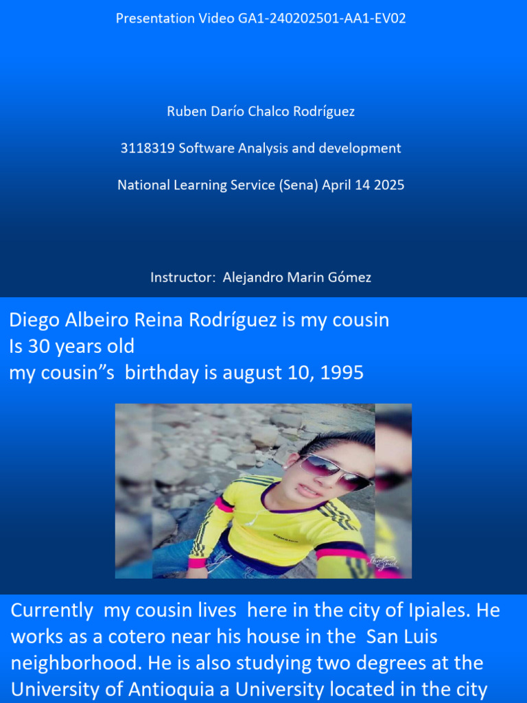 Presentación. GA2-240202501-AA2-EV02 | PDF