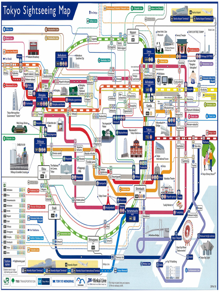 Tokyo Sightseeting Map | PDF
