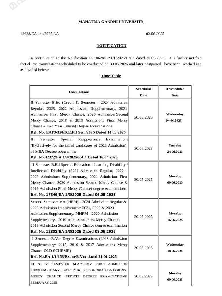 rescheduled-timetable-30.05.2025 | PDF | Chess Theory | Chess