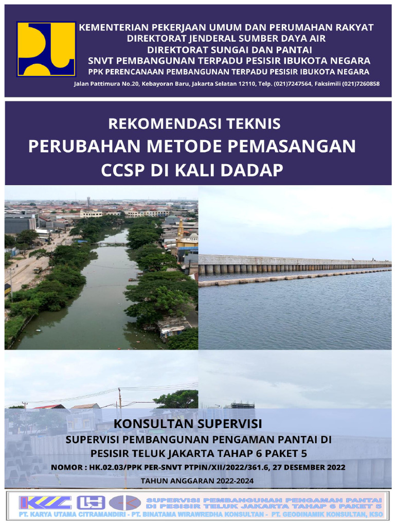 Rekomtek Perubahan Metode Pemasangan CCSP (R) | PDF