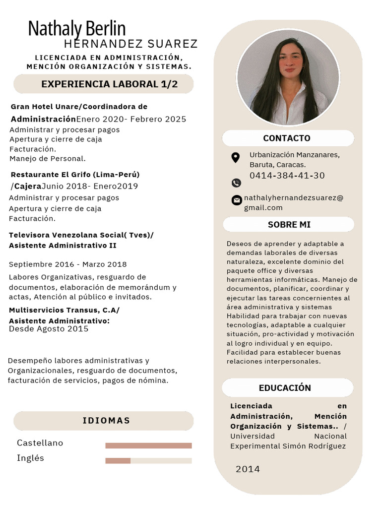 Curriculum Vitae CV Nathaly .PDF - 20250425 - 223606 - 0000 | PDF