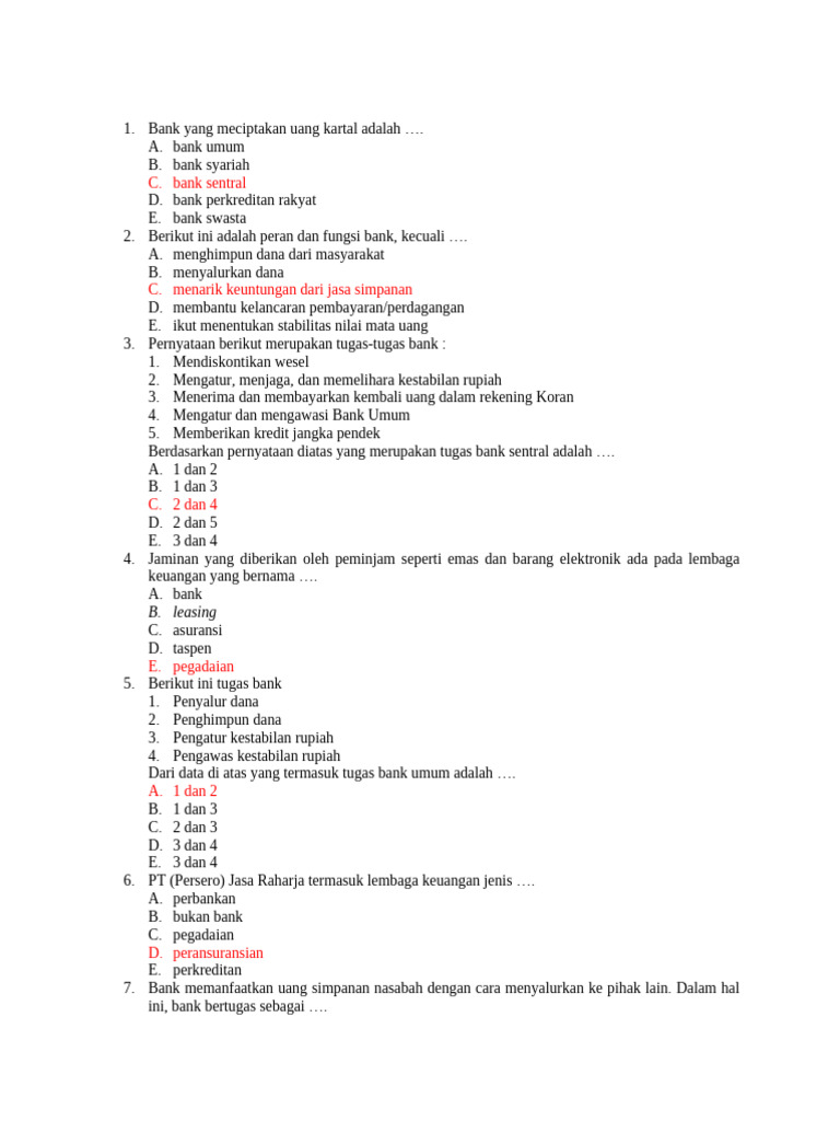 Soal Ulangan Ekonomi Kelas x | PDF