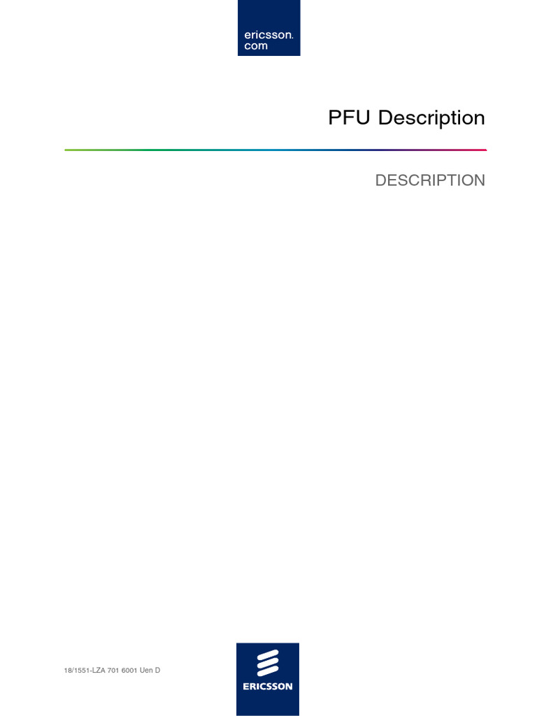 PFU Description (Power Filter Unit) | PDF | Electronic Engineering | Computer Engineering