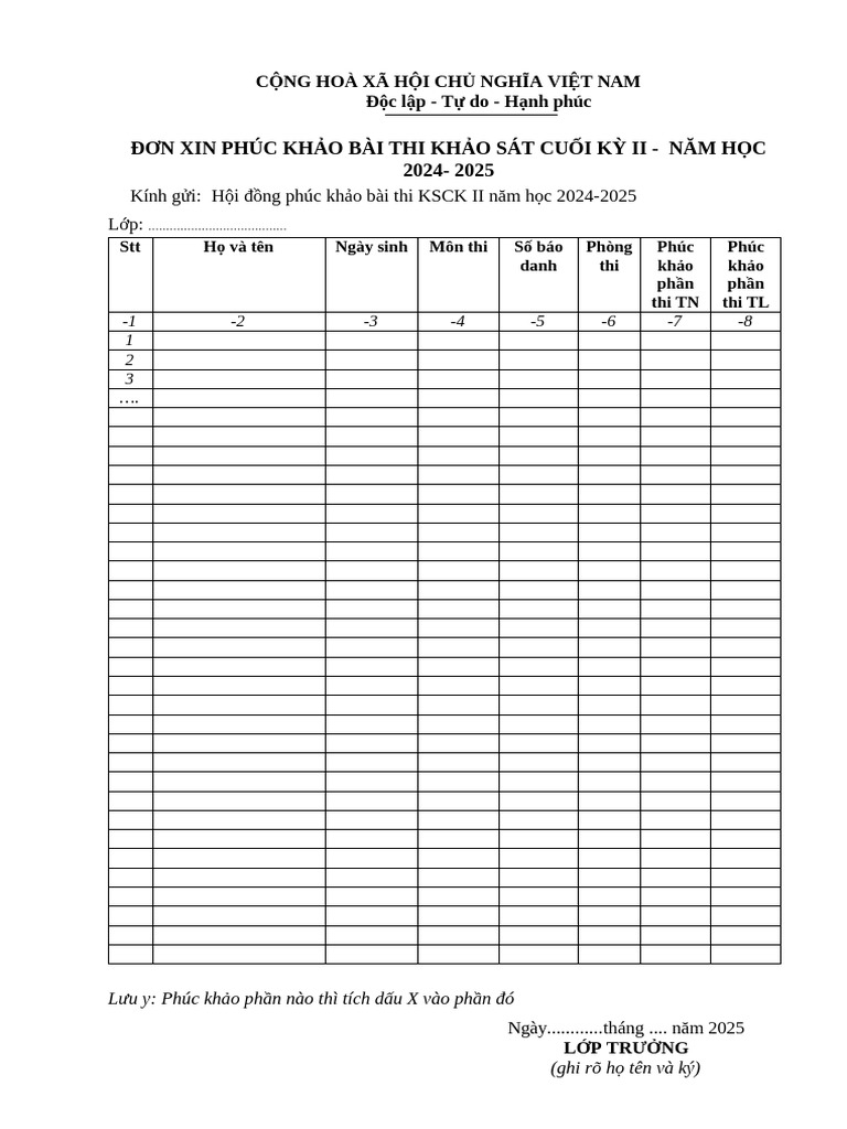 Đơn Phúc KH o - 01 | PDF