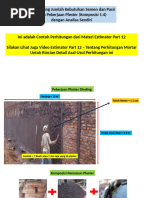 Materi Perhitungan Floor Screed Atau Plester Lantai | PDF