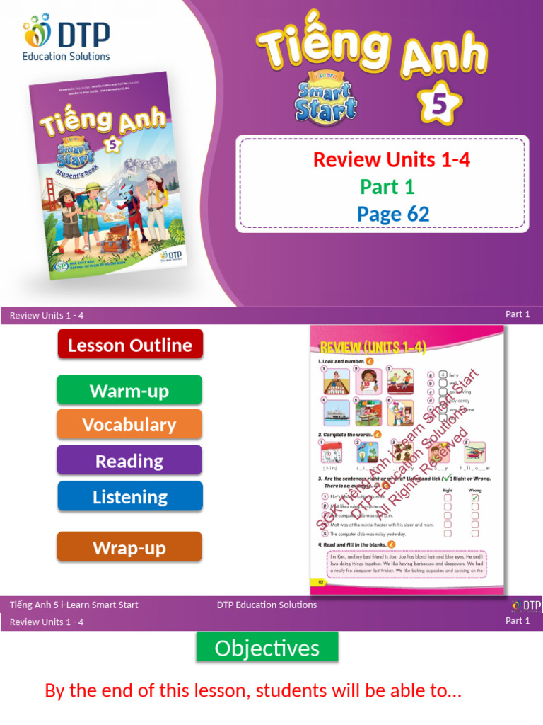 Review Units 1 - 4 - Part 1 - Page 62 | PDF