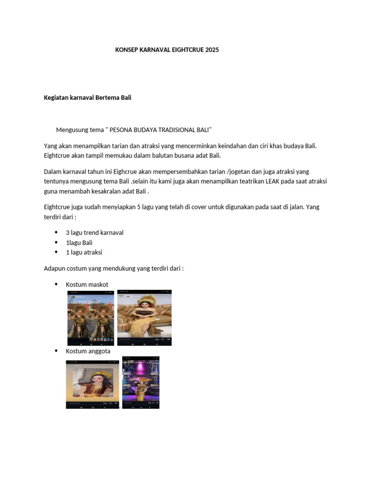 Konsep Karnaval-Wps Office | PDF