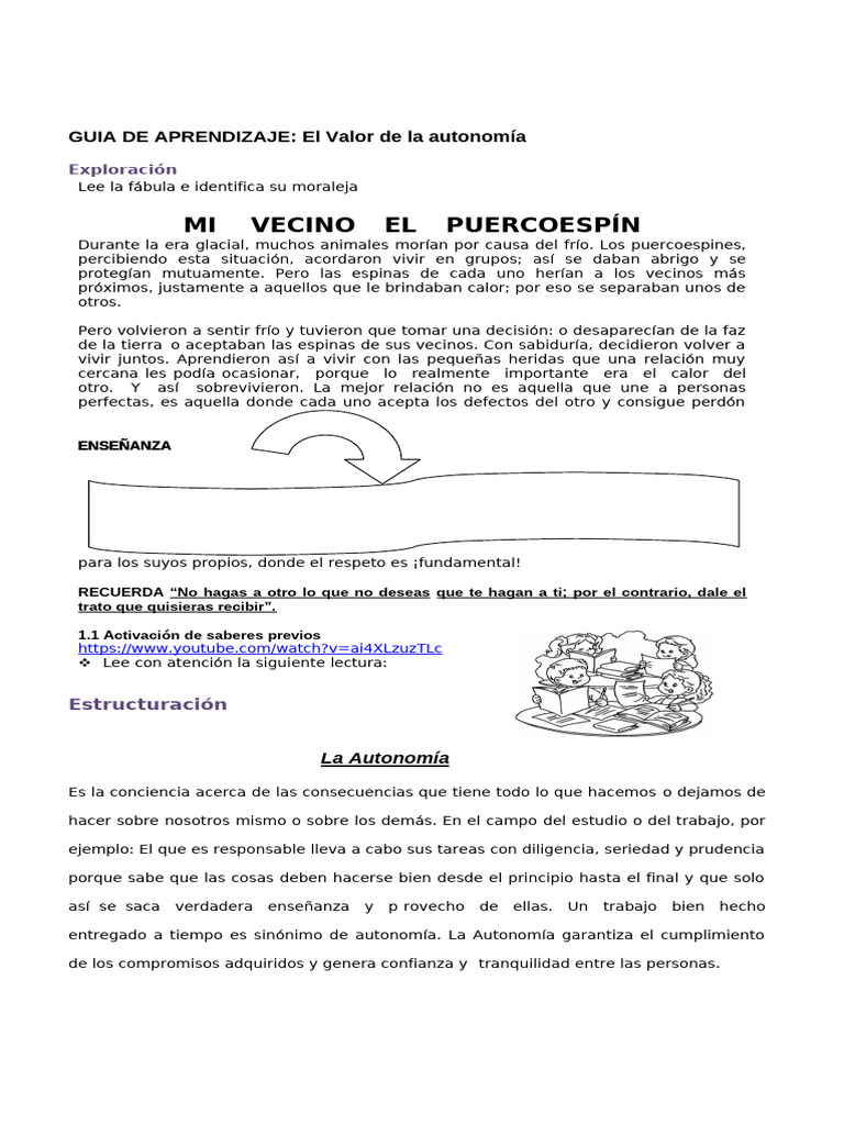 Valor de La Autonomia | PDF