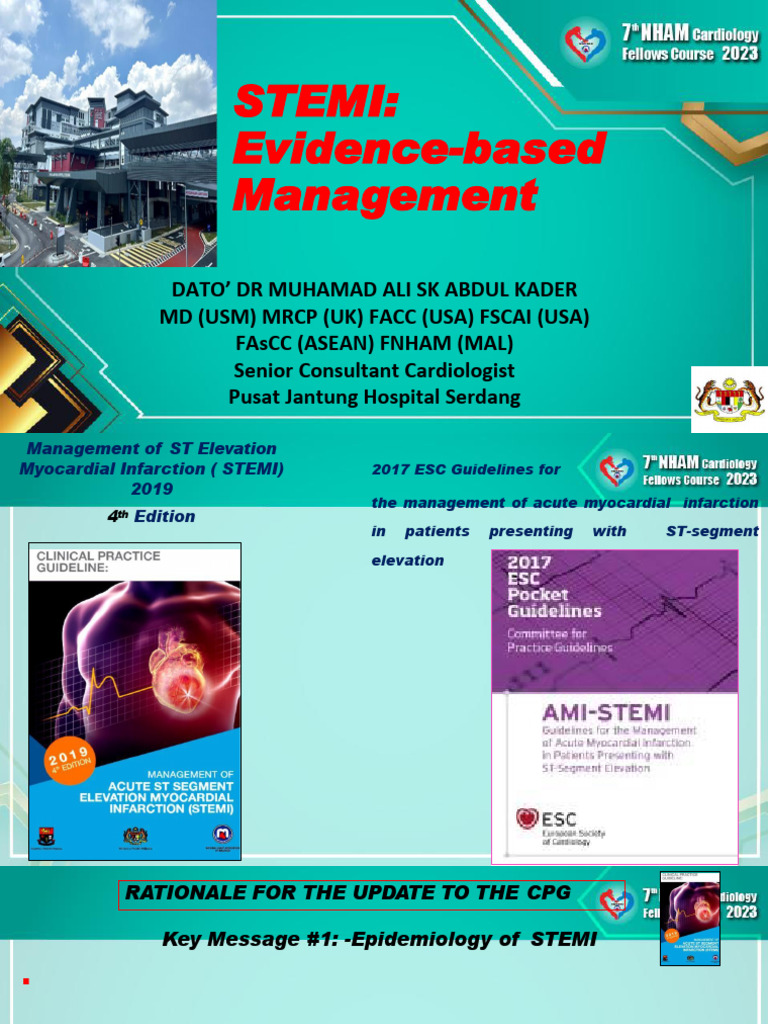 STEMI Evidence Based Management | PDF | Myocardial Infarction ...