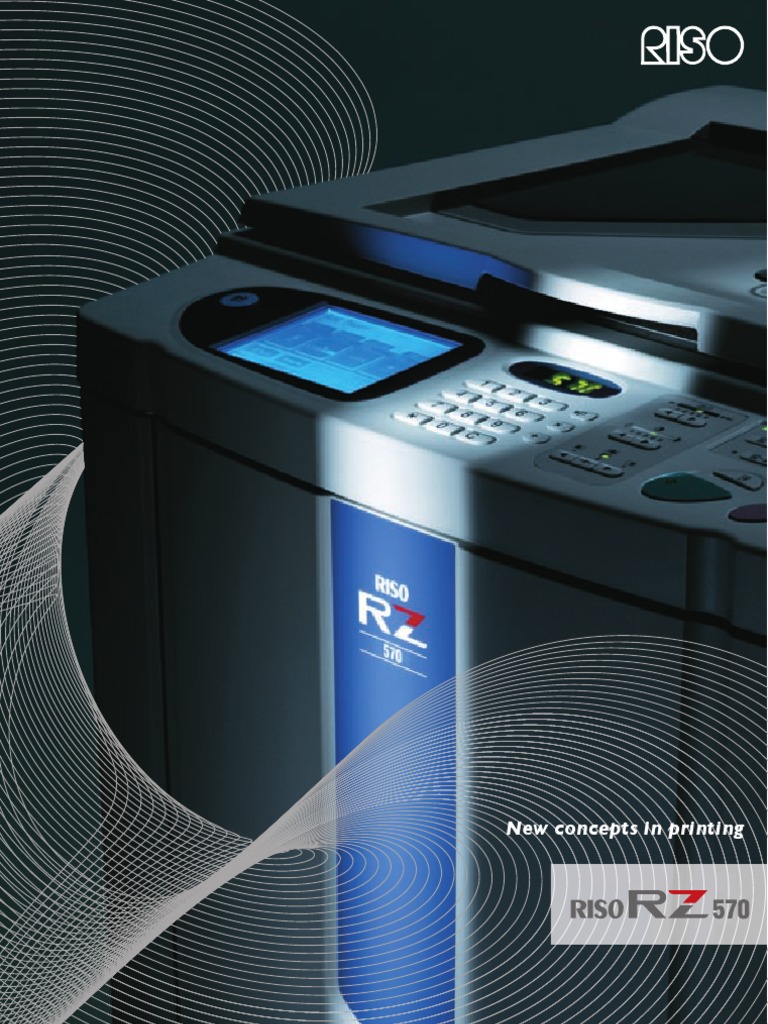 Risograph RZ 570 Brochure | PDF | Printer (Computing) | Image Scanner