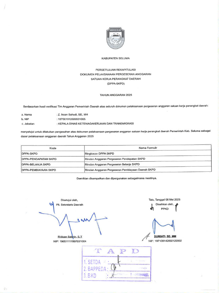 Dap Transmigrasi | PDF