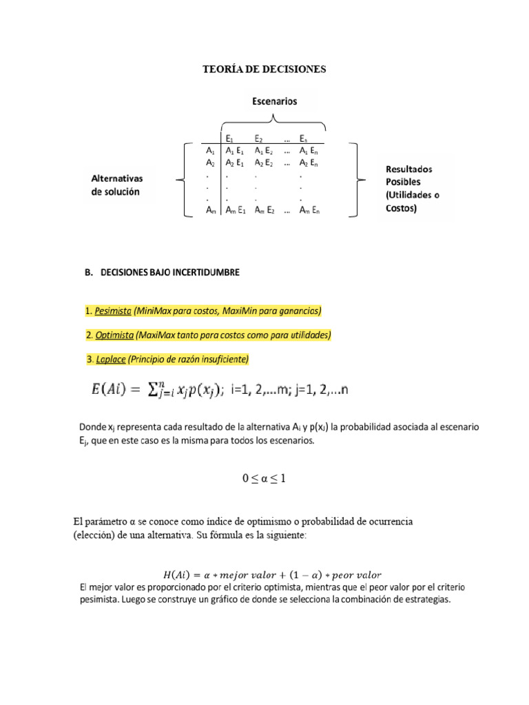Fórmulas Parcial 2 IOP II | PDF