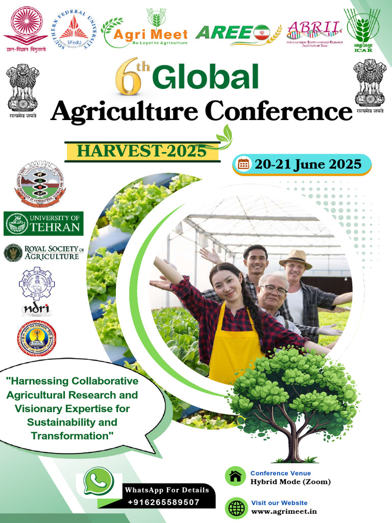 Global Agriculture Conference 2025 | PDF | Agriculture | Plant Breeding