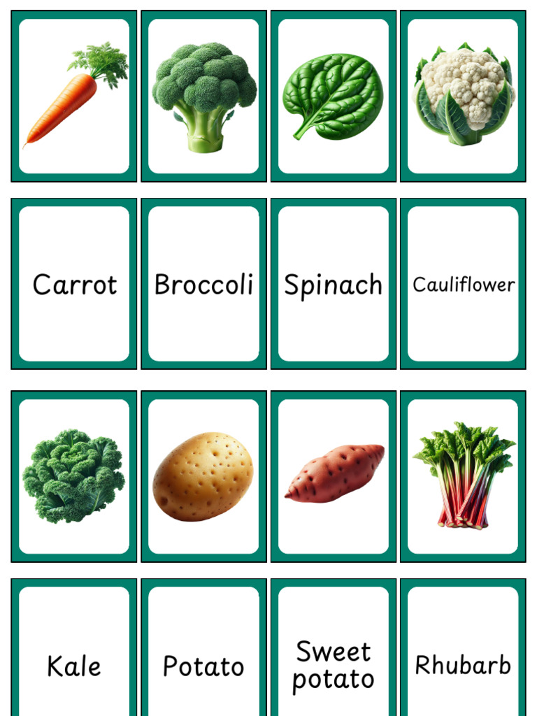 List of Common Vegetables | PDF
