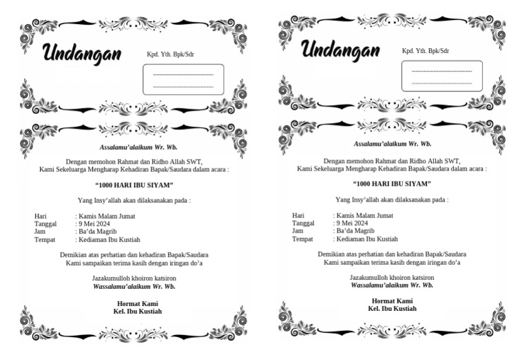 Unangan Tahlil | PDF