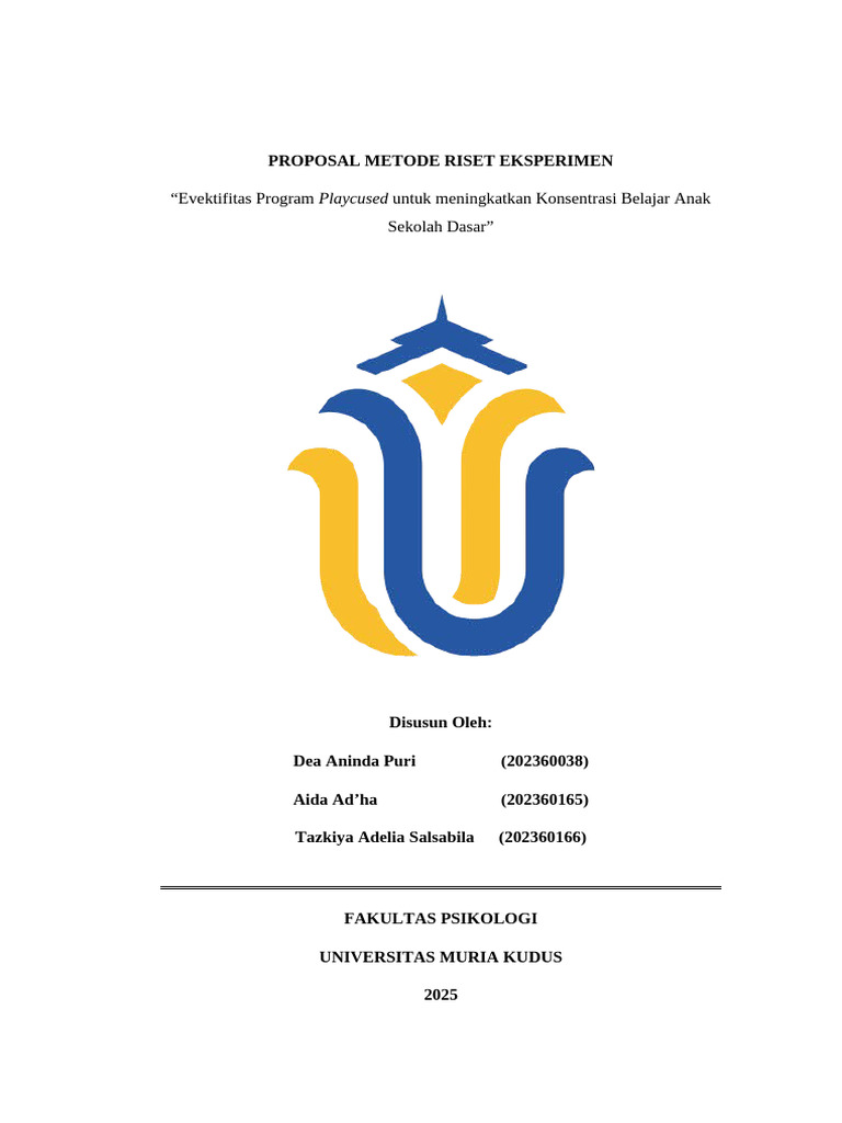 Proposal Metode Riset Eksperimen | PDF