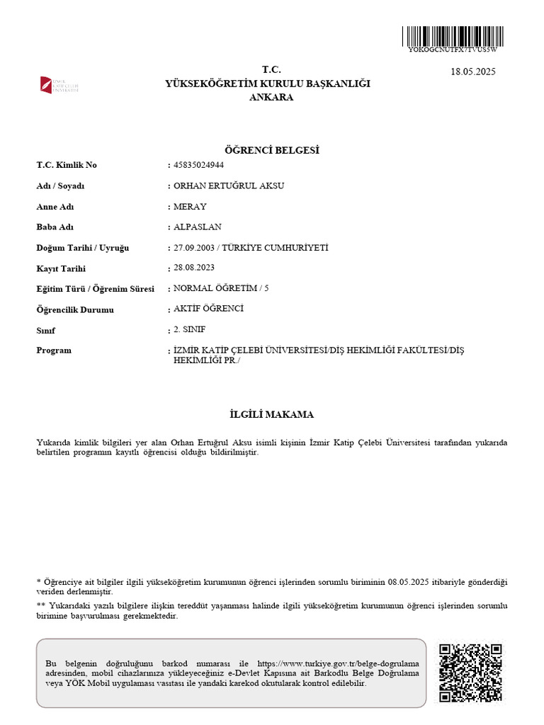 Tamam Abi Teşekkür Ediyorum Allah Bereket Ver Hayırlı Belge | PDF