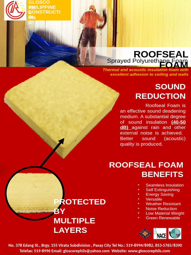 SPF Tds Roofseal Foam Polyurethane Foam | PDF | Sound | Mechanical Engineering