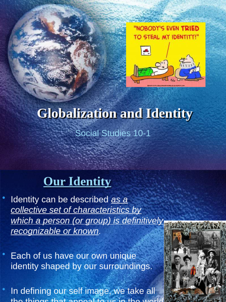 3 Ch. 1 Globalization Identity | PDF | Identity (Social Science ...