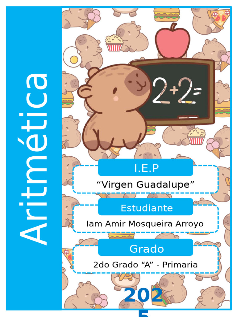 Capibara Editable 2025 | PDF | Matemáticas