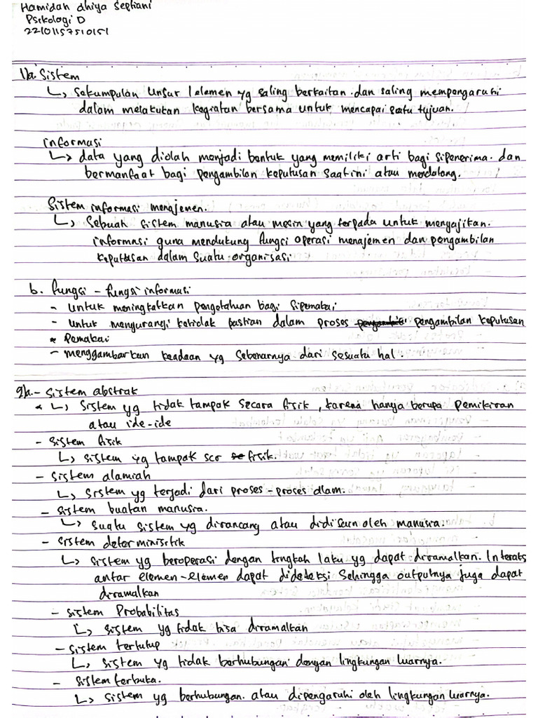 SIM Psi 22-0151 Hamidah Dhiya Septiani | PDF