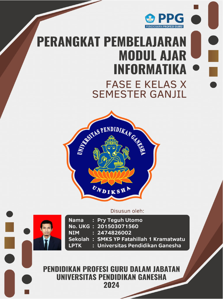 Modul Ajar PPG Informatika 2024/2025 | PDF