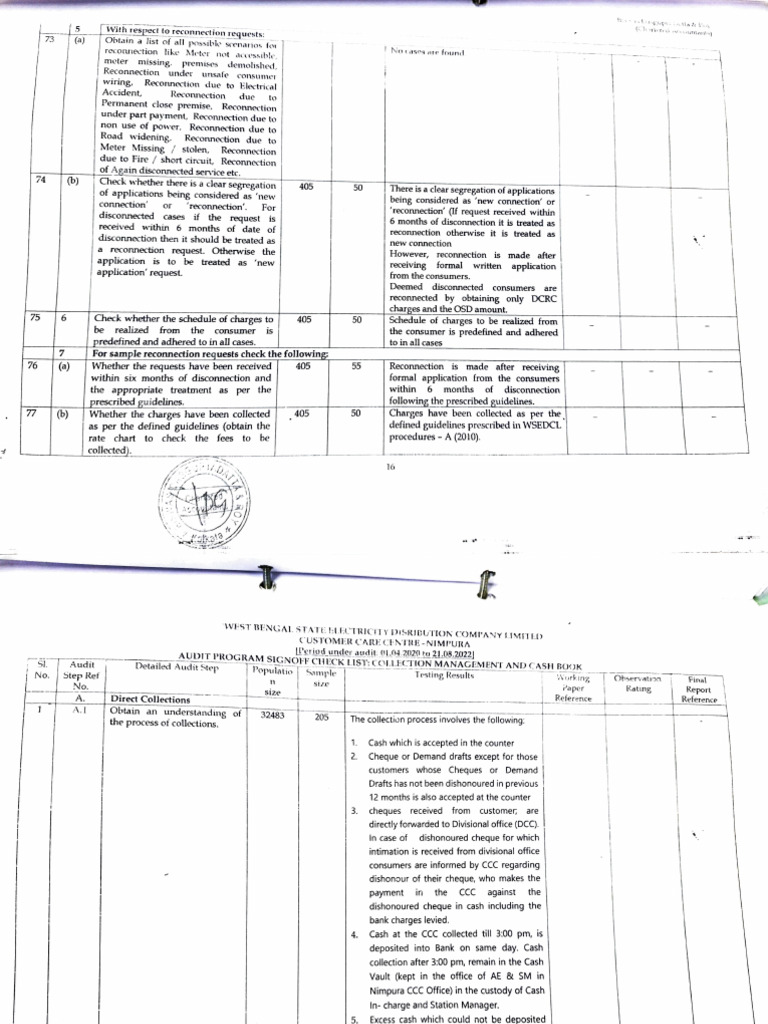 Connection and Collection - 240707 - 181952 | PDF | Cheque