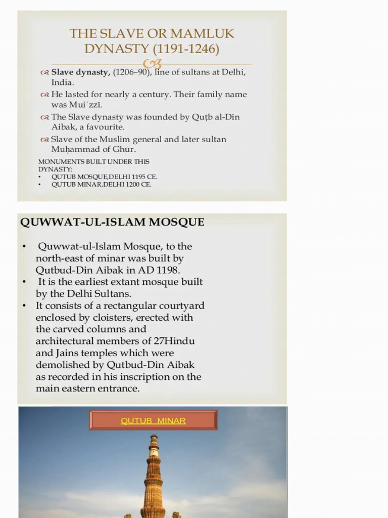 Class 7 The Mamluk Dynasty - 210806 - 190341 | PDF