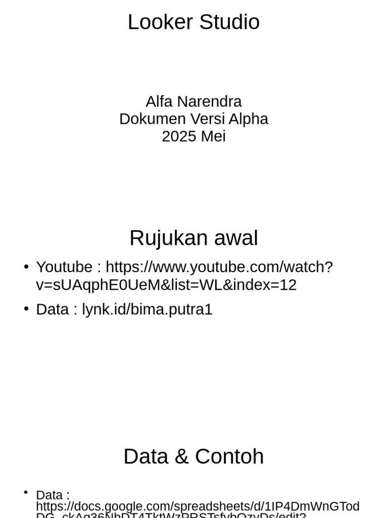 2025 Looker Studio | PDF