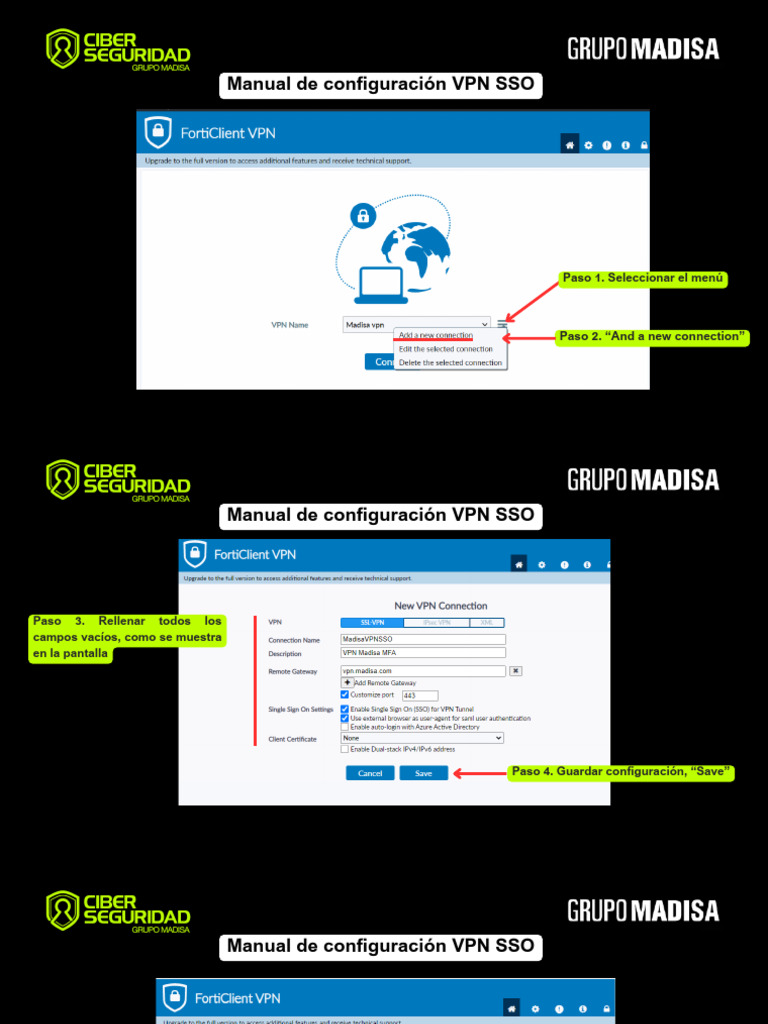Manual VPN Sso | PDF