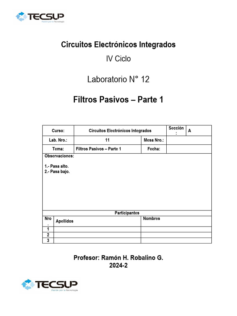 GLAB Rragargadfgfd | PDF | Filtro electronico | Red eléctrica