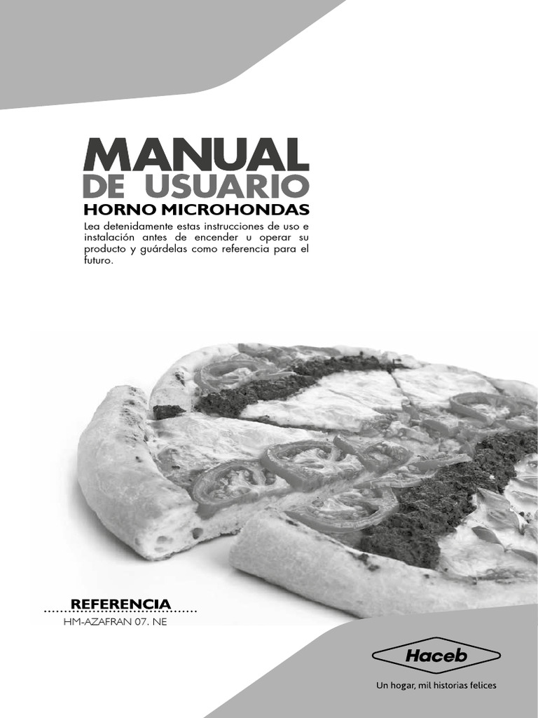 Manual horno | PDF | Hirviendo | Enchufes y tomas de corriente alterna