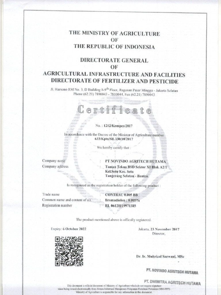 MSDS-Contrac 0 005 BB | PDF