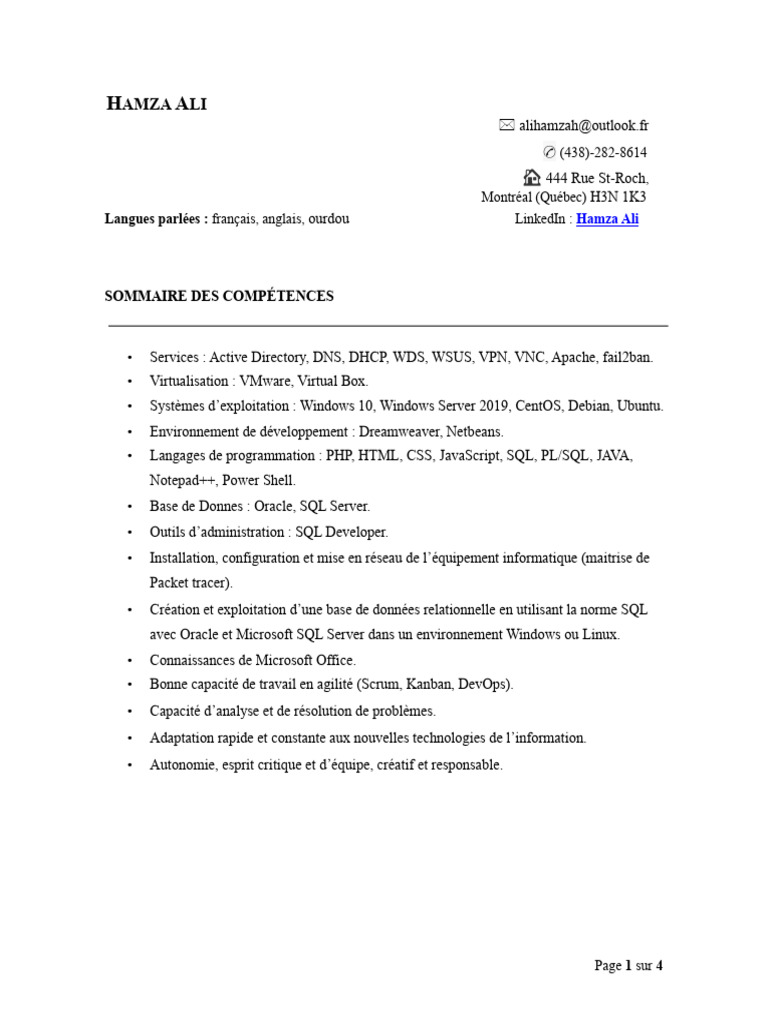 Compétences en Informatique et VPN | PDF | Base de données Oracle ...